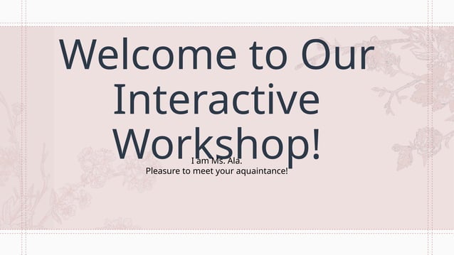 Introductory Speaking Session for s.pptx