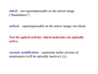 Introductory PowerPoint on stereochemistry | PPT