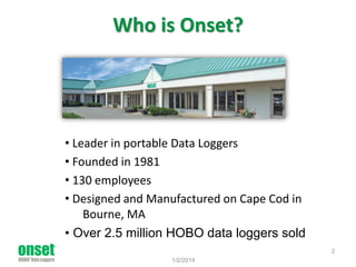 HOBOware Pro Software: Introductory Tour | PPT