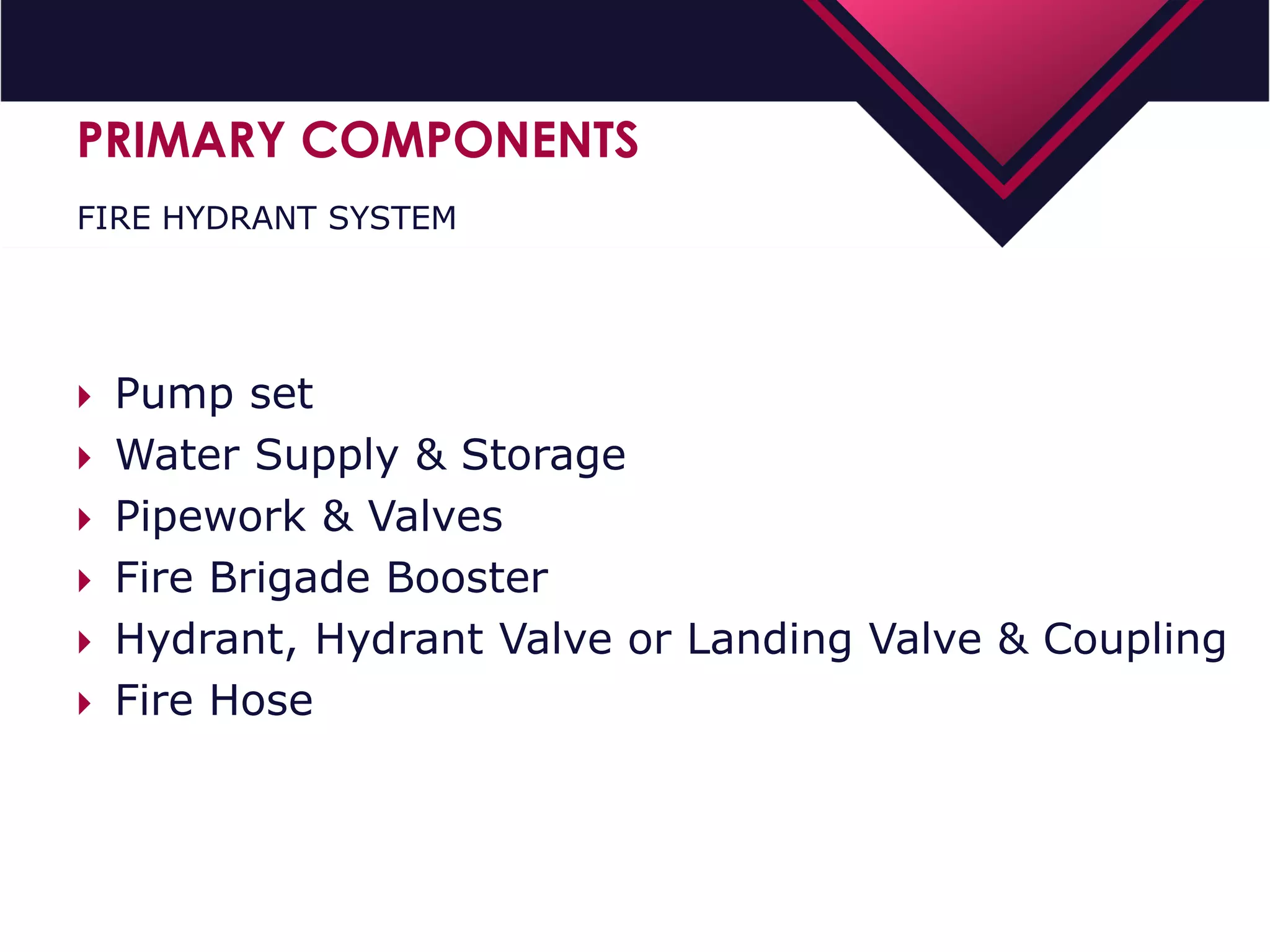 Introductory training on fire water pumping system | PDF