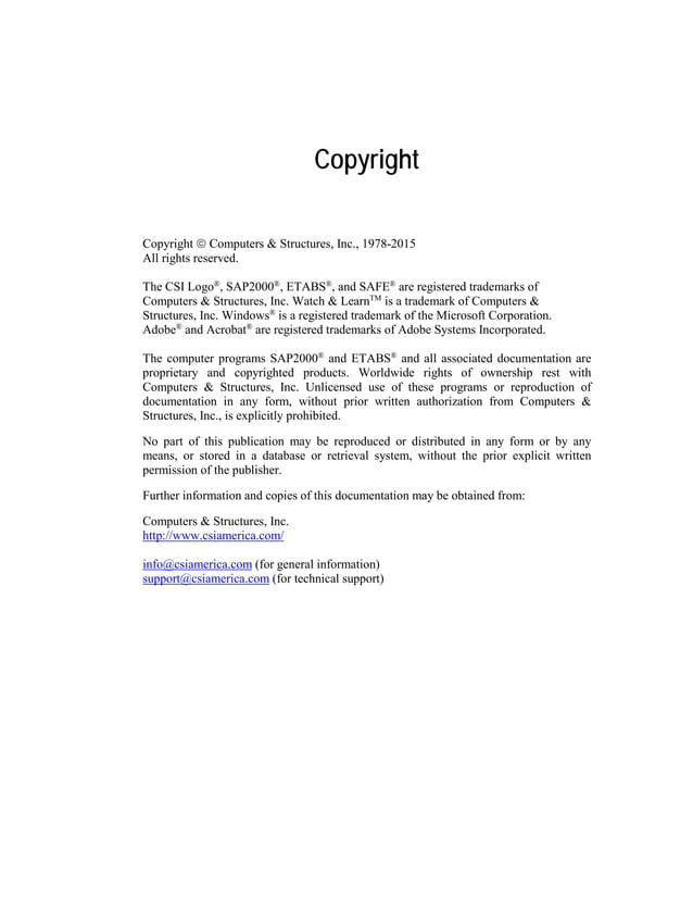 Introductory tutorial etab2016 | PDF