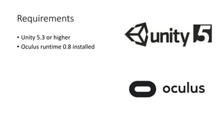 Introductory Virtual Reality in Unity3d | PPTX