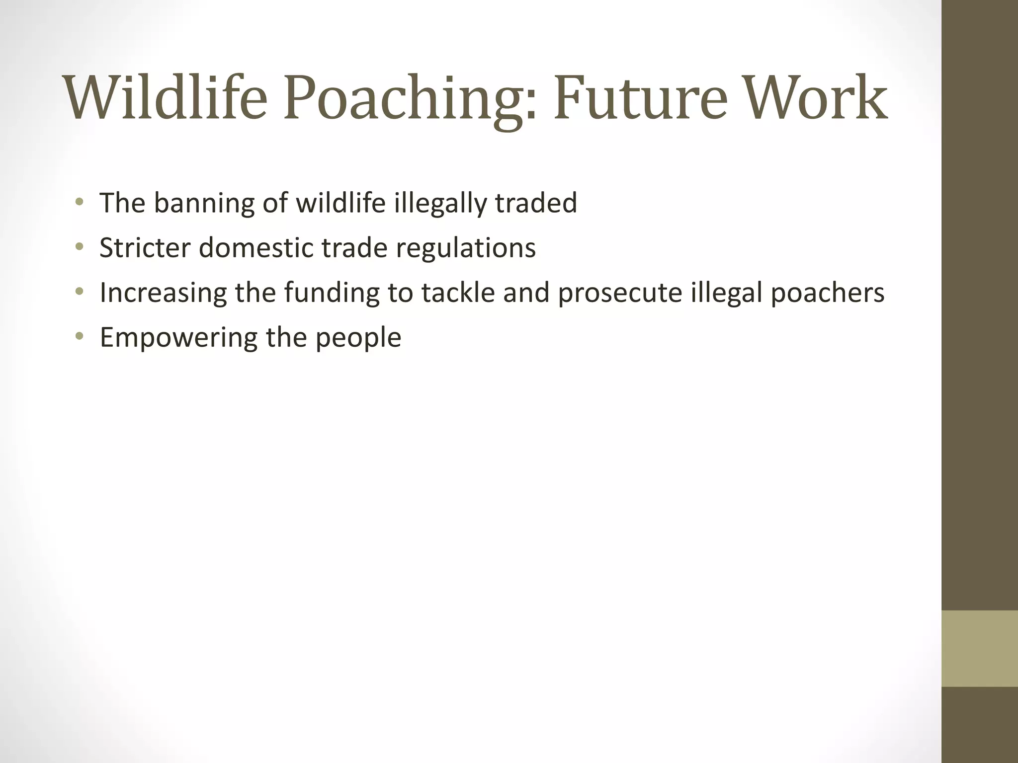 Menace of Wildlife poaching in Chandgad Range | PPTX