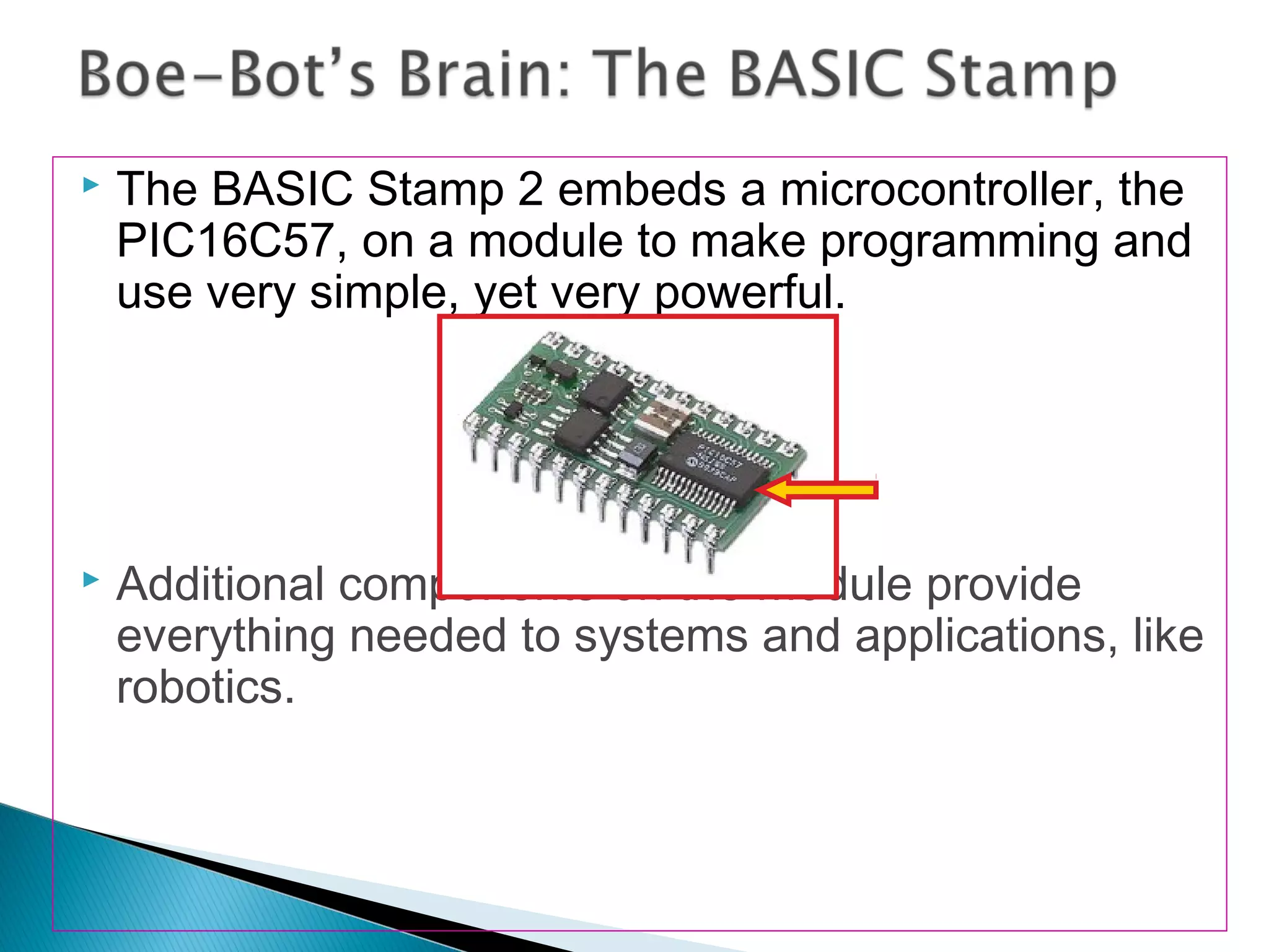Introducttion to robotics and microcontrollers | PPT