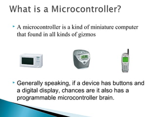 Introducttion to robotics and microcontrollers | PPT