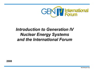 Introdution to Generation IV Nuclear Plants | PDF