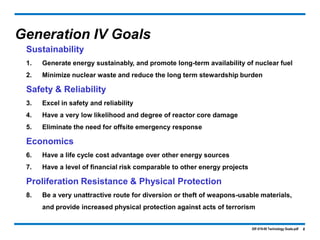 Introdution to Generation IV Nuclear Plants | PDF
