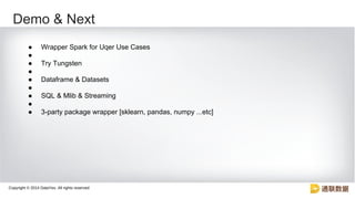 Introduing spark | PDF | Databases | Computer Software and Applications