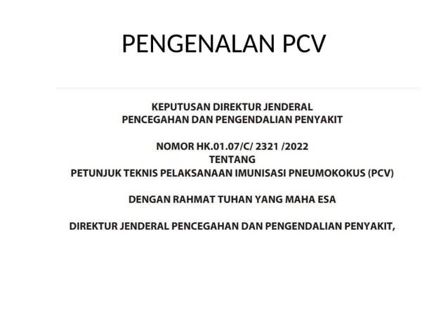 Introduksi PCV.pptxjjlkjhgfghjkjhyuiuuikn | PPTX
