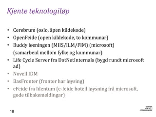 Introduksjon til Feide | PPT | Free Download