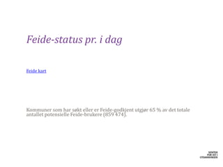 Introduksjon til Feide | PPT