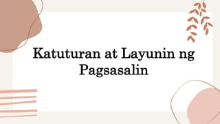 Introduksyon sa Pagsasalin Pag uulat.pptx
