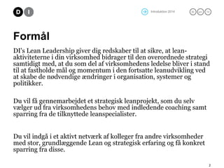 Introduktion til lean leadership 2014 | PPT