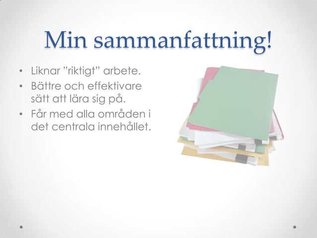 Introduktion till produktionslinje fi12b | PPT