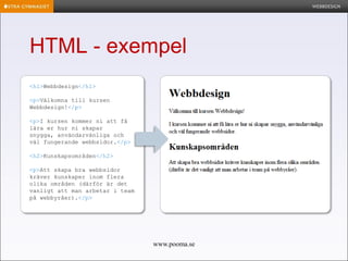 Introduktion till webbutveckling | PPT