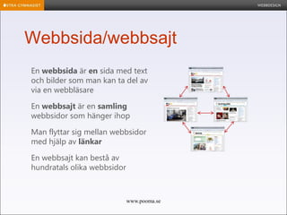 Introduktion till webbutveckling | PPT