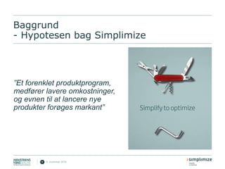Introduktion til Simplimize | PPT