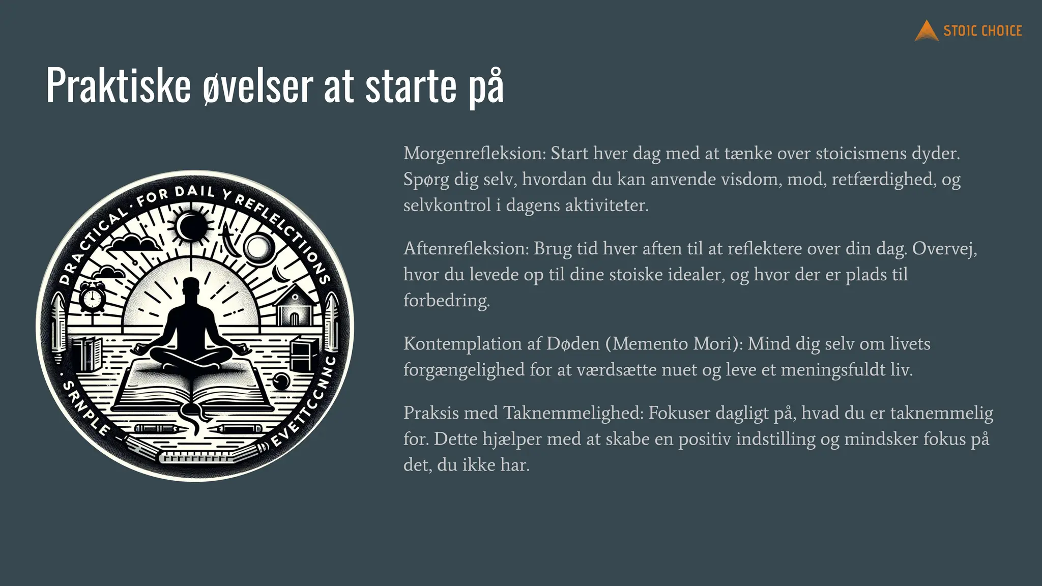 Introduktion til Stoicisme og de stoiske principper | PPT