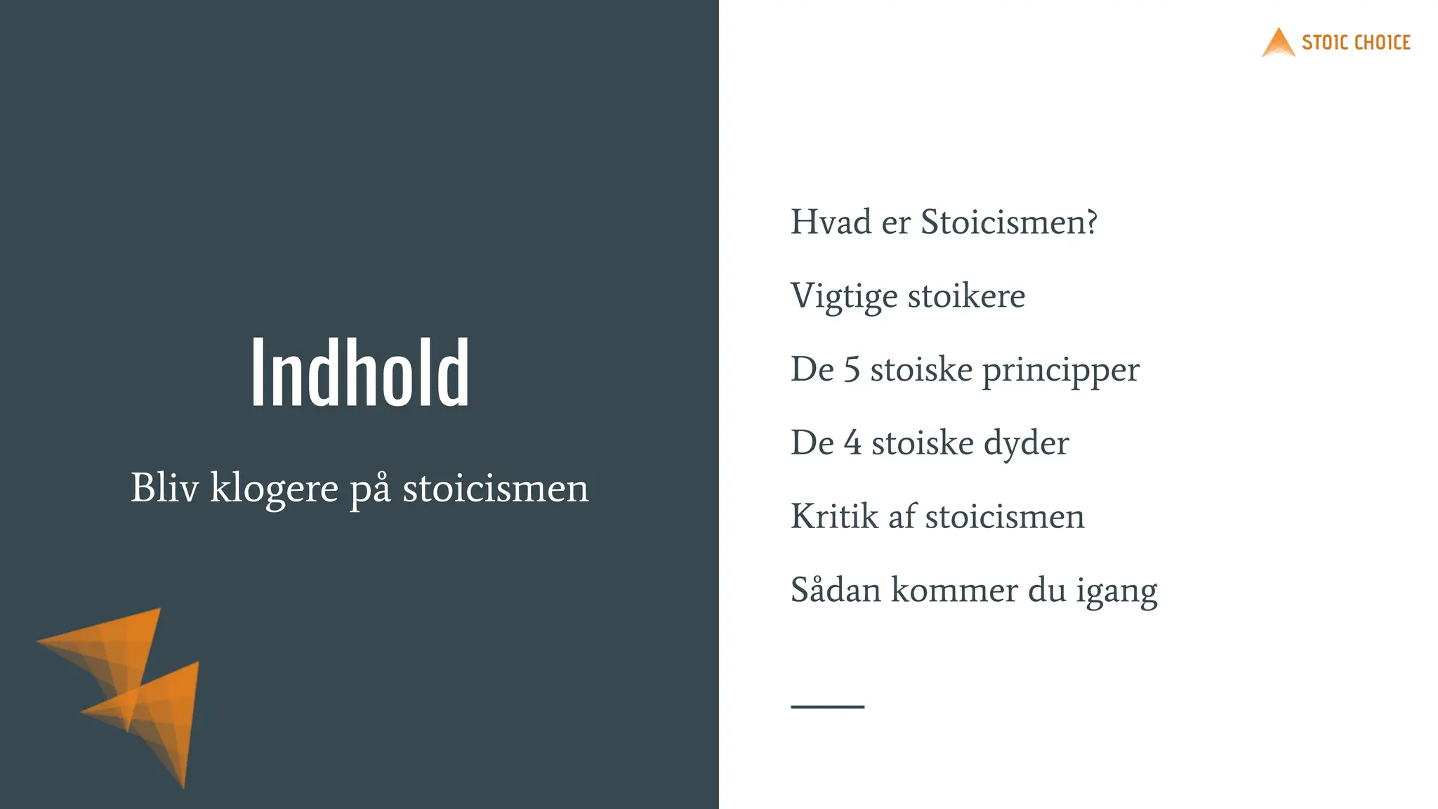 Introduktion til Stoicisme og de stoiske principper | PPT