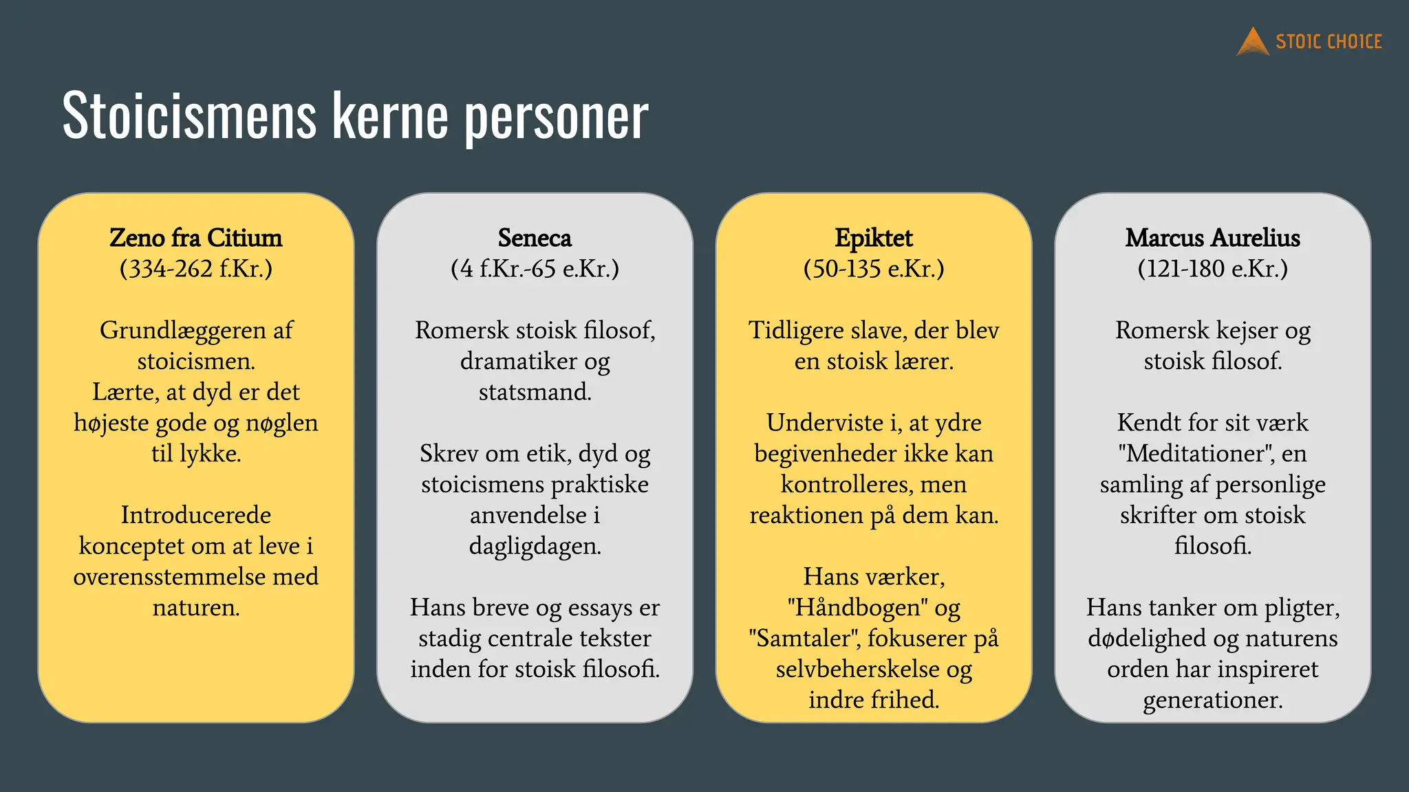 Introduktion til Stoicisme og de stoiske principper | PDF