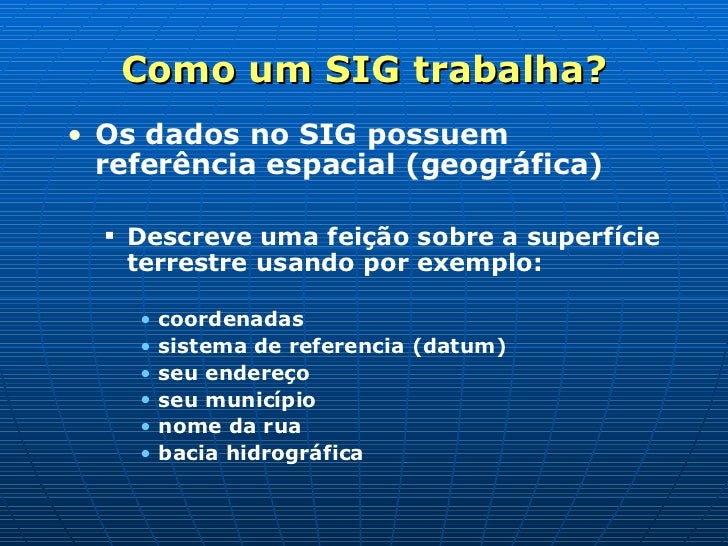 Introdução ao SIG