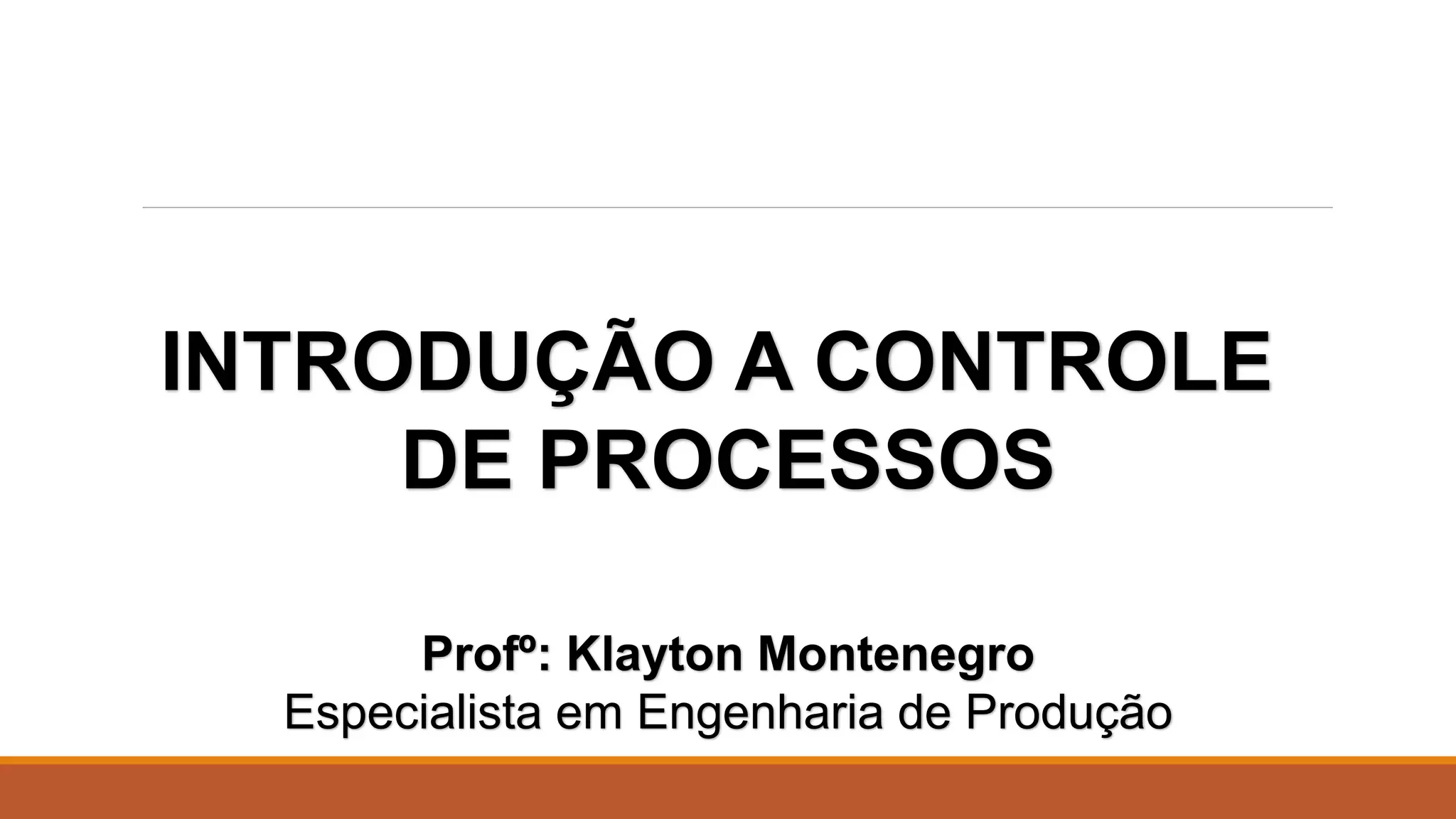 Introdução Ao Controle De Processos – Limmerkoll