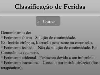 Tratamento de feridas - Aula 02 | PPT