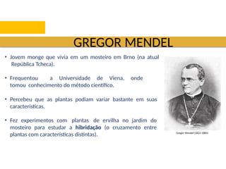 Gregor Mendel and the Fundamentals of Genetics: Experiments, Laws, and ...