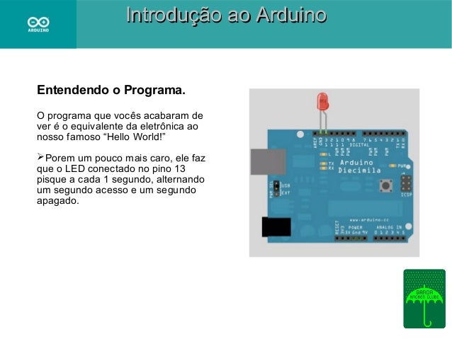 Introdução Ao Arduino Palestra 