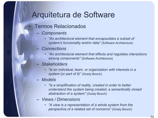 Introdução à Arquitetura de Software | PPTX | Computer Software and ...