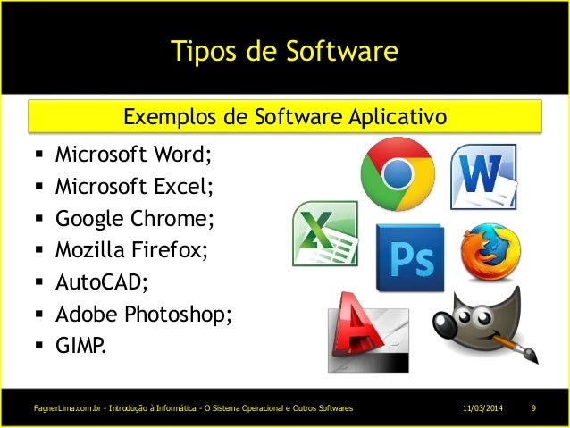 Diferentes Tipos De Software Aplicativo