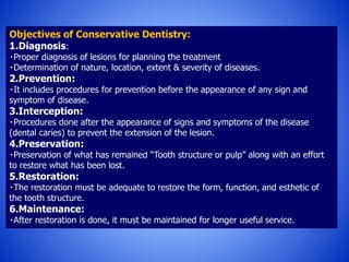 Introduction in operative dentistry...pptx | Free Download