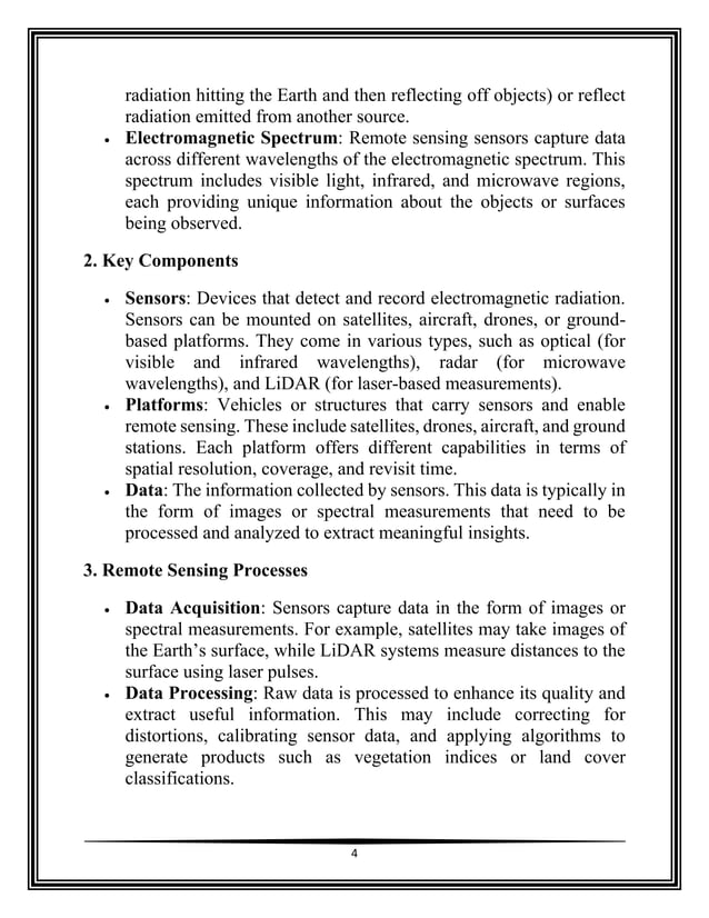 Remote Sensing for Monitoring Plant Health in a Habitat | PDF