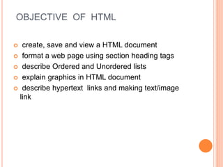 introduction to html.ppt
