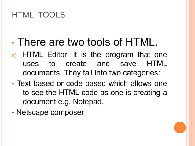 introduction to html.ppt