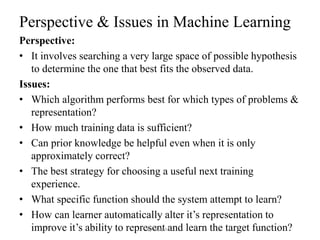 Introdution and designing a learning system | PPTX