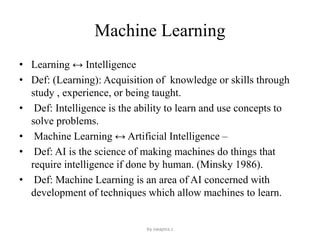 Introdution and designing a learning system | PPT