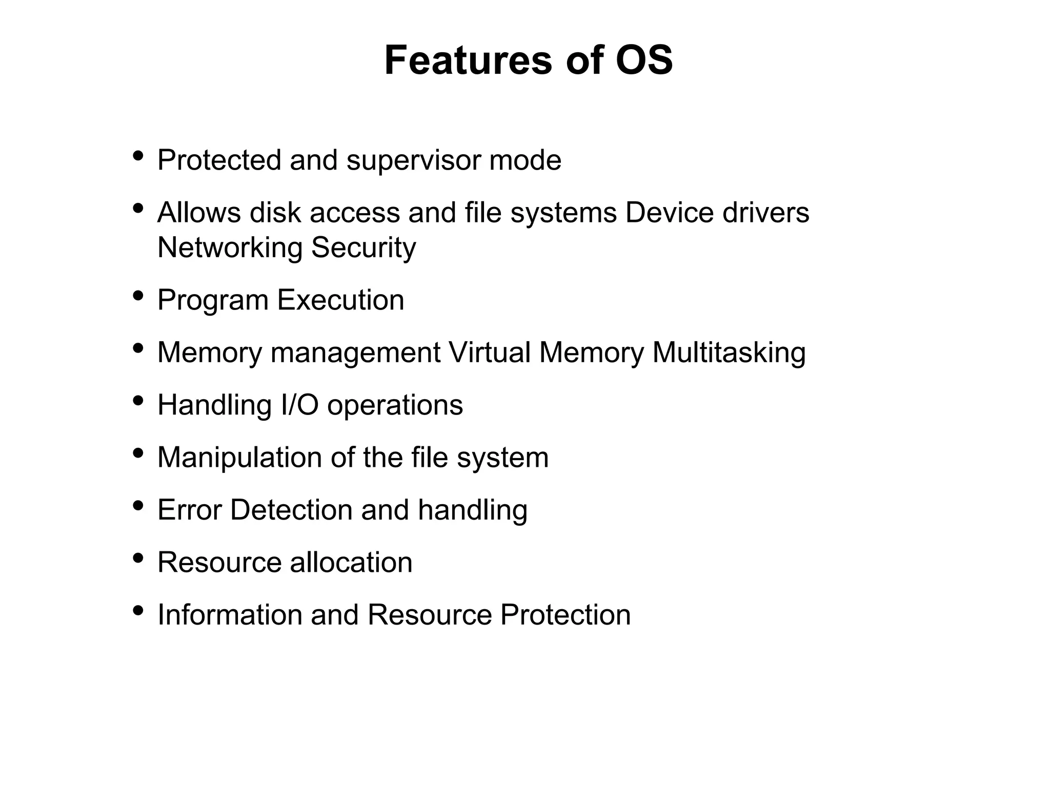 Introduction of os and types | PPT