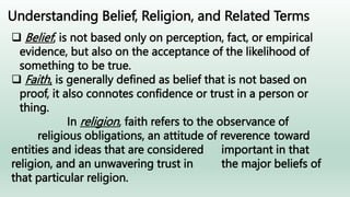 Introduction to World Religions and Belief Systems | PPTX
