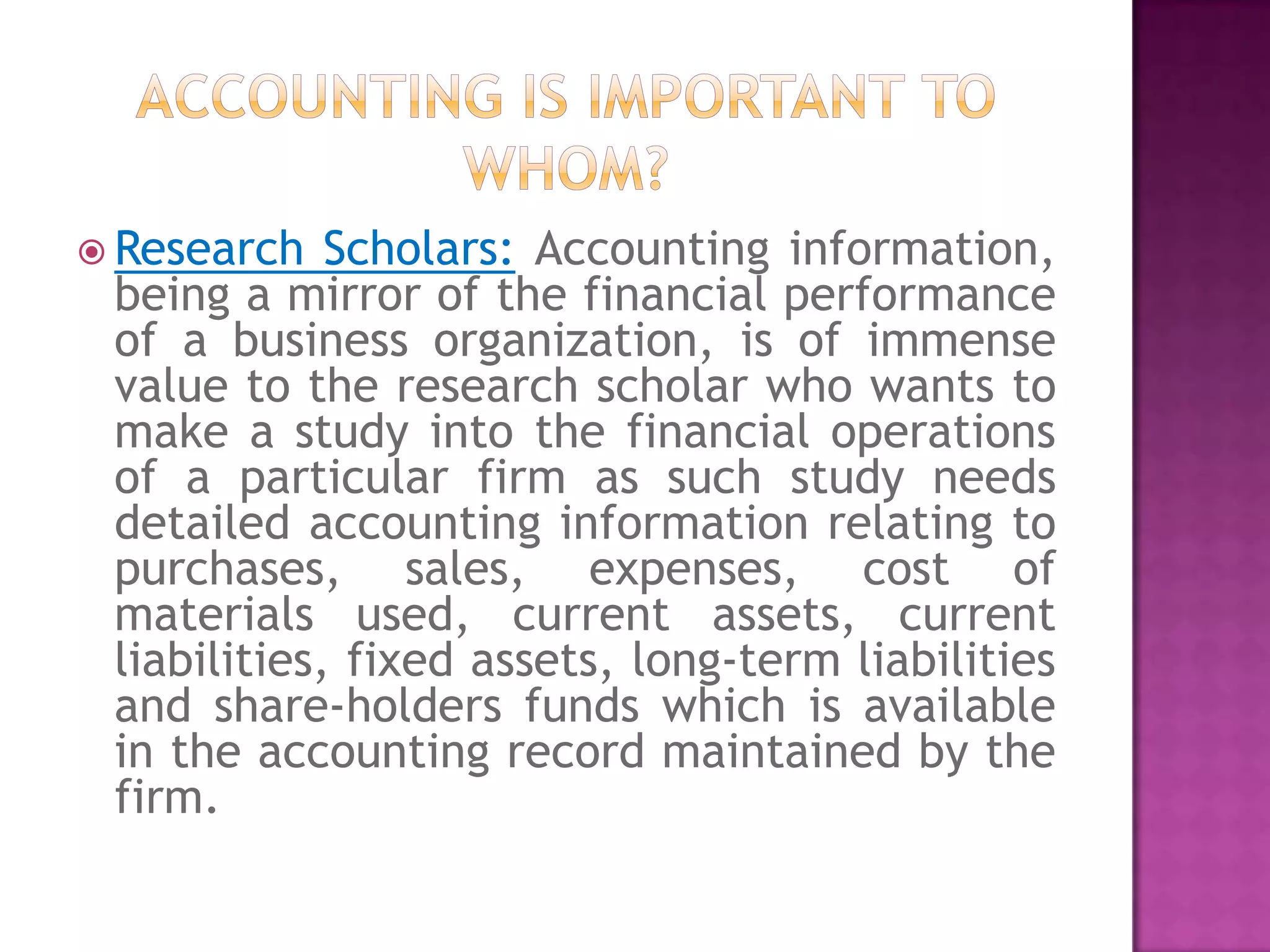 Introduction To Accounting | PPTX