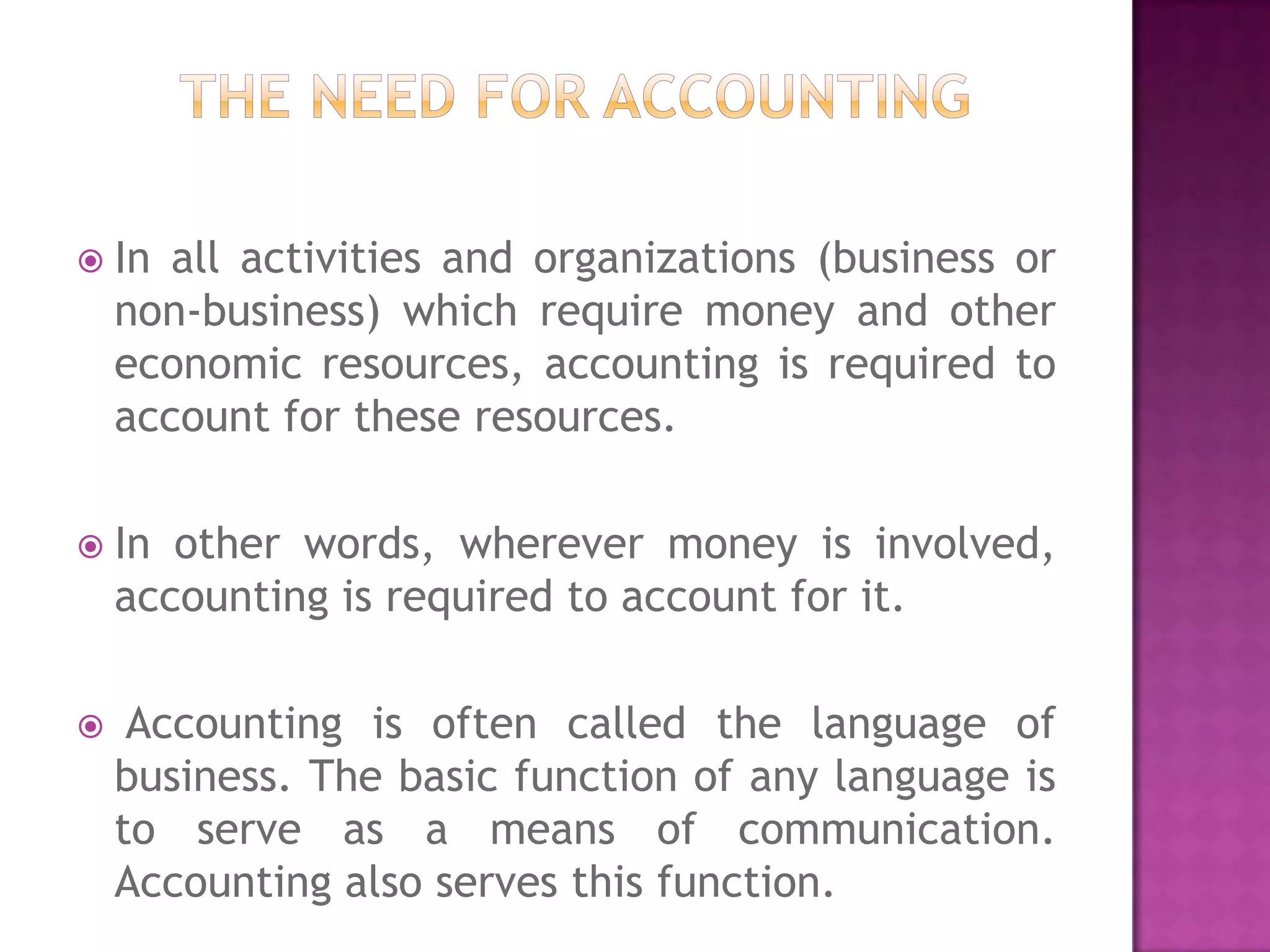 Introduction To Accounting | PPTX