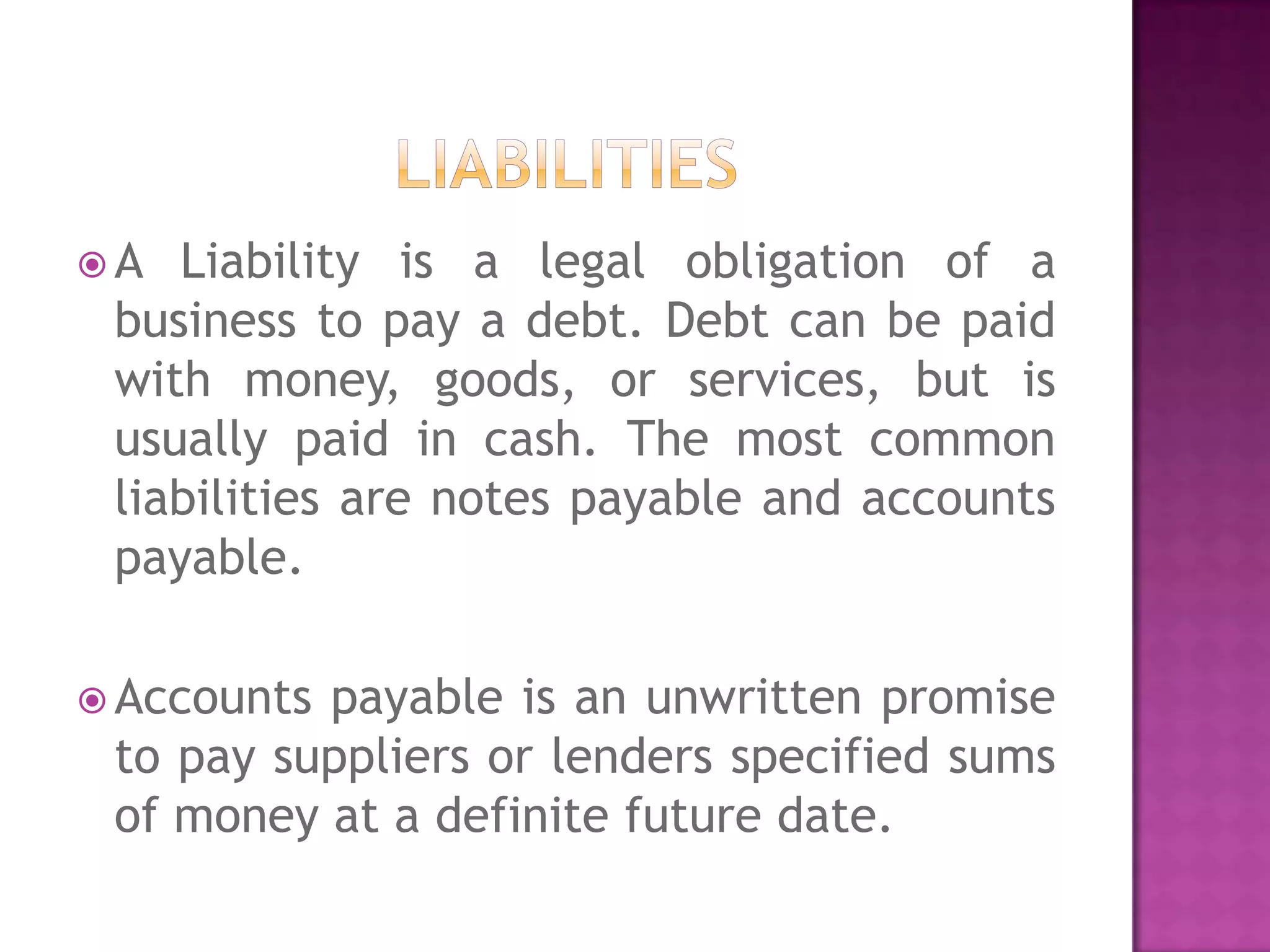 Introduction To Accounting | PPTX