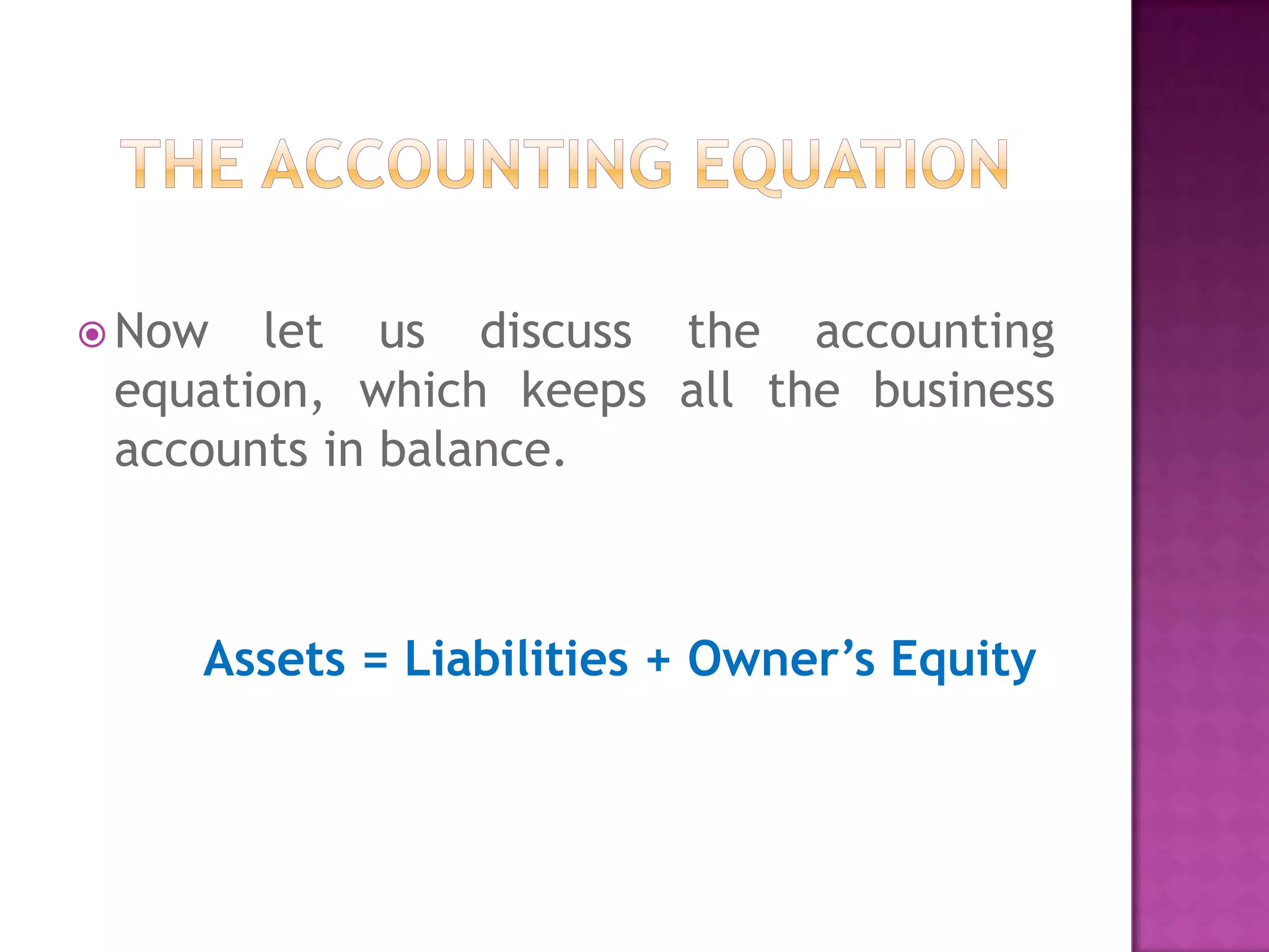 Introduction To Accounting | PPTX