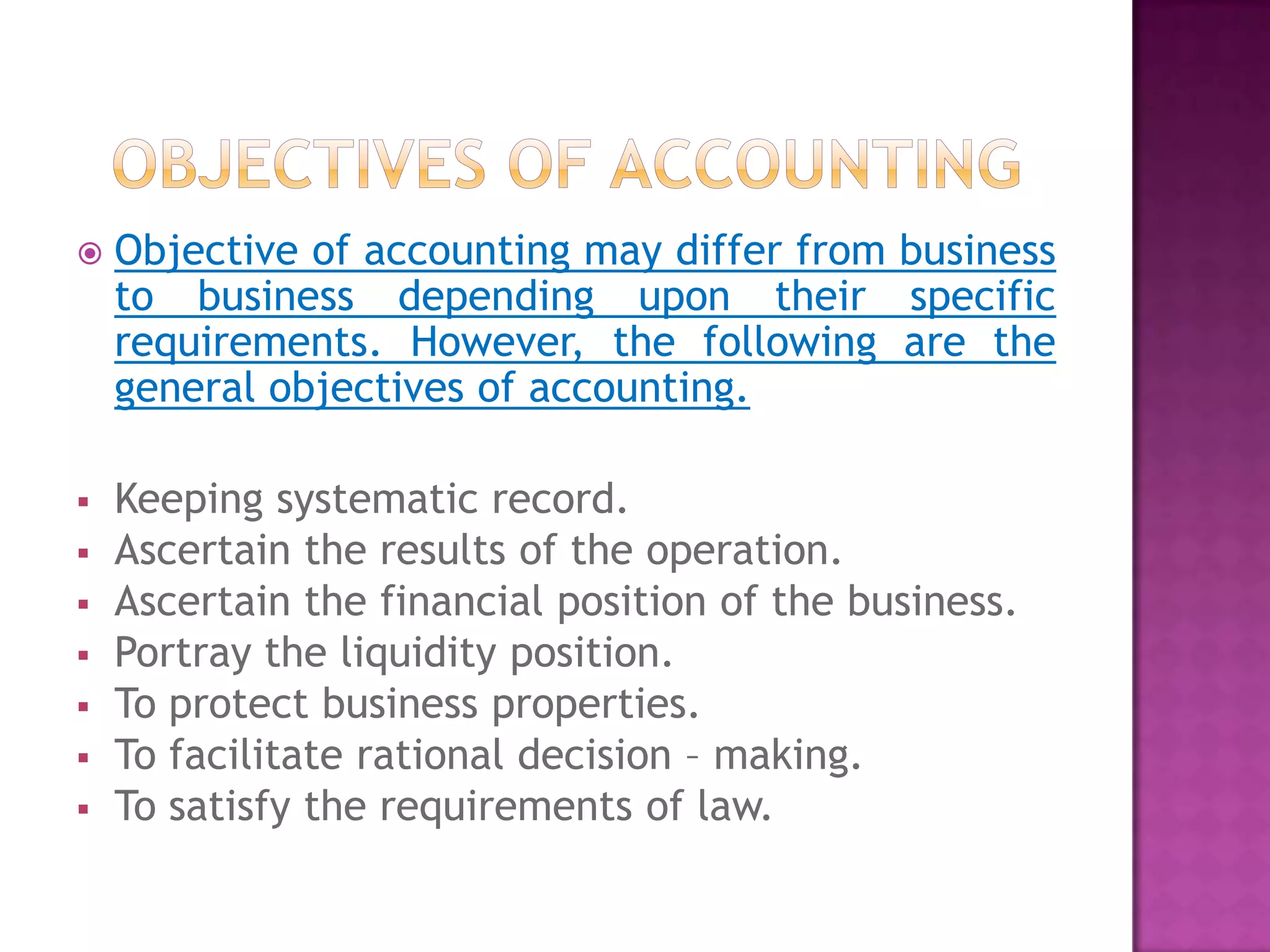 Introduction To Accounting | PPTX