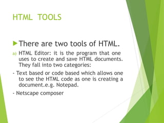 introdution to html notes and practice.ppt