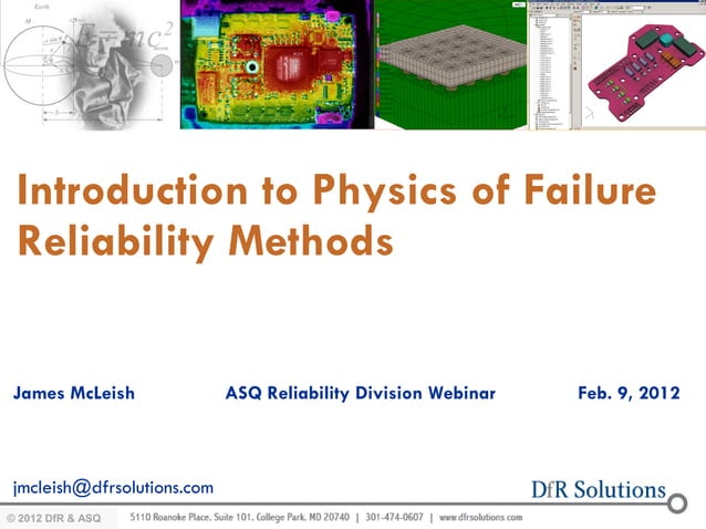 Introdution to POF reliability methods | PPT