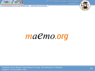 Introduzione a Maemo | PPT