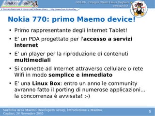 Introduzione a Maemo | PPT