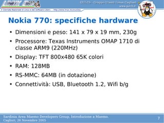 Introduzione a Maemo | PPT
