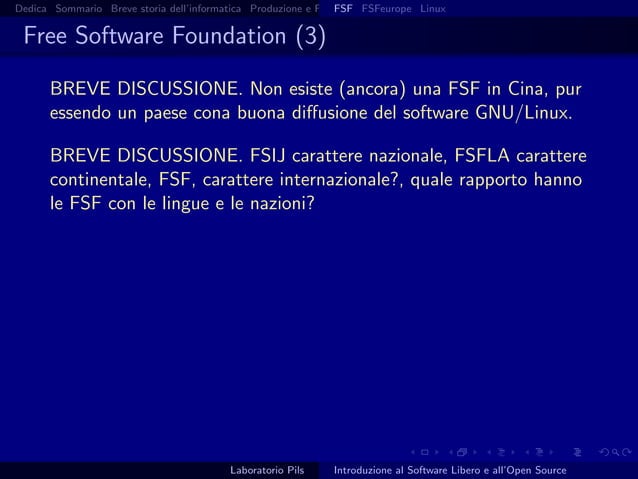 Introduzione al software libero | PPT